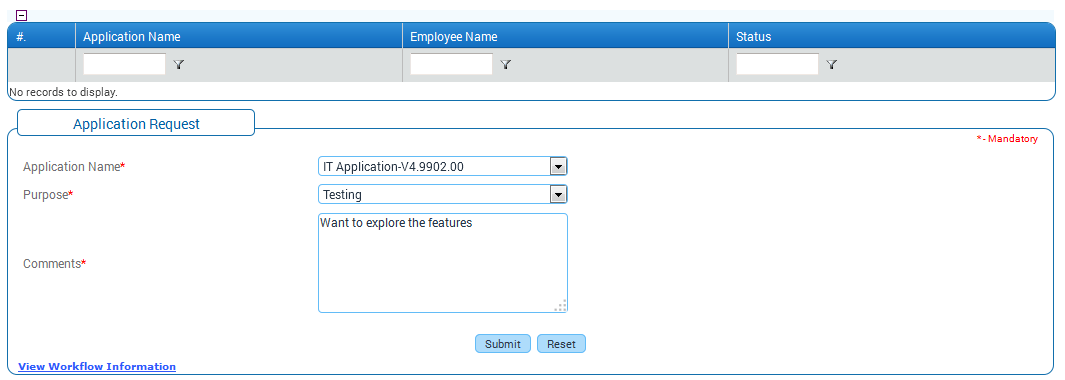 IT Application Request