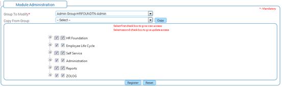 Module Administration