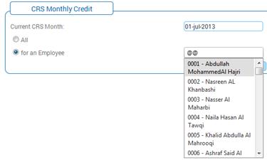 CRS Monthly Credit