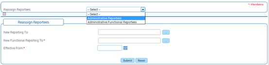 Reassign Reportees